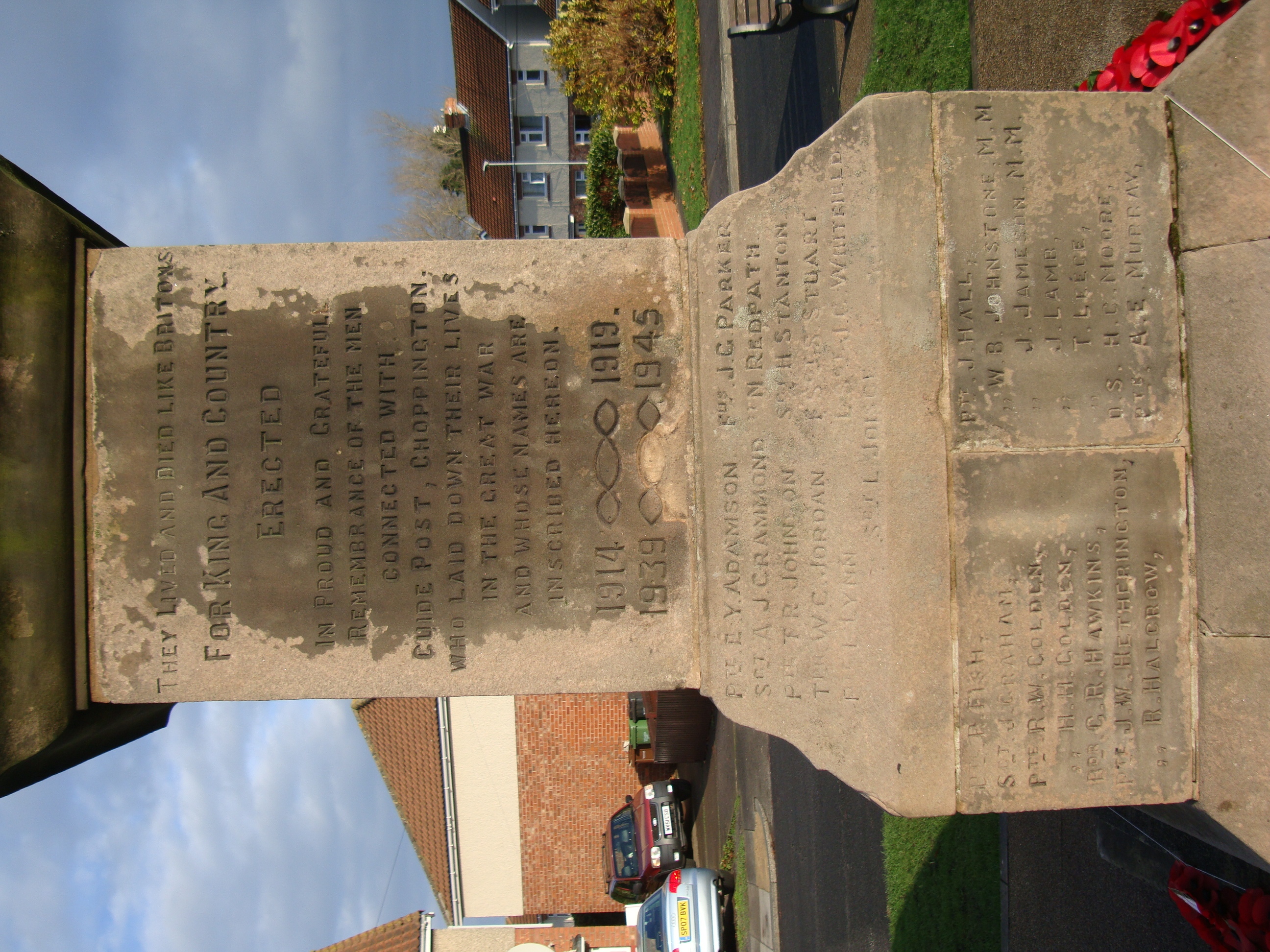 Guide Post and Choppington - War Memorials Online