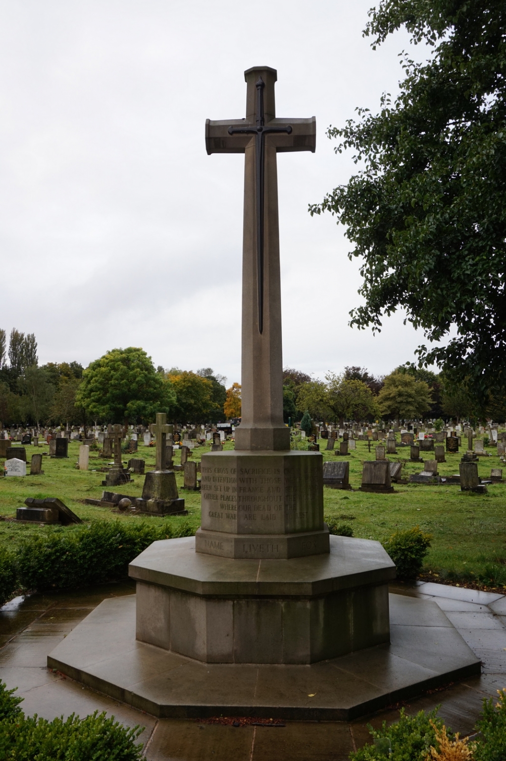 Hull Northern Cemetery Cross Of Sacrifice - War Memorials Online