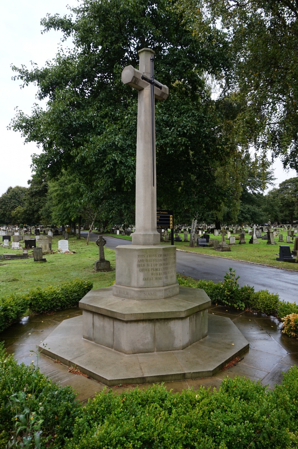 Hull Northern Cemetery Cross Of Sacrifice - War Memorials Online