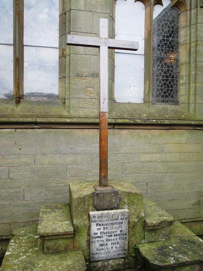 St Chad's Church - WW1 Wayside Calvary, now Cross - War Memorials Online