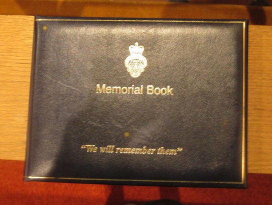 RBL Memorial Book WW1