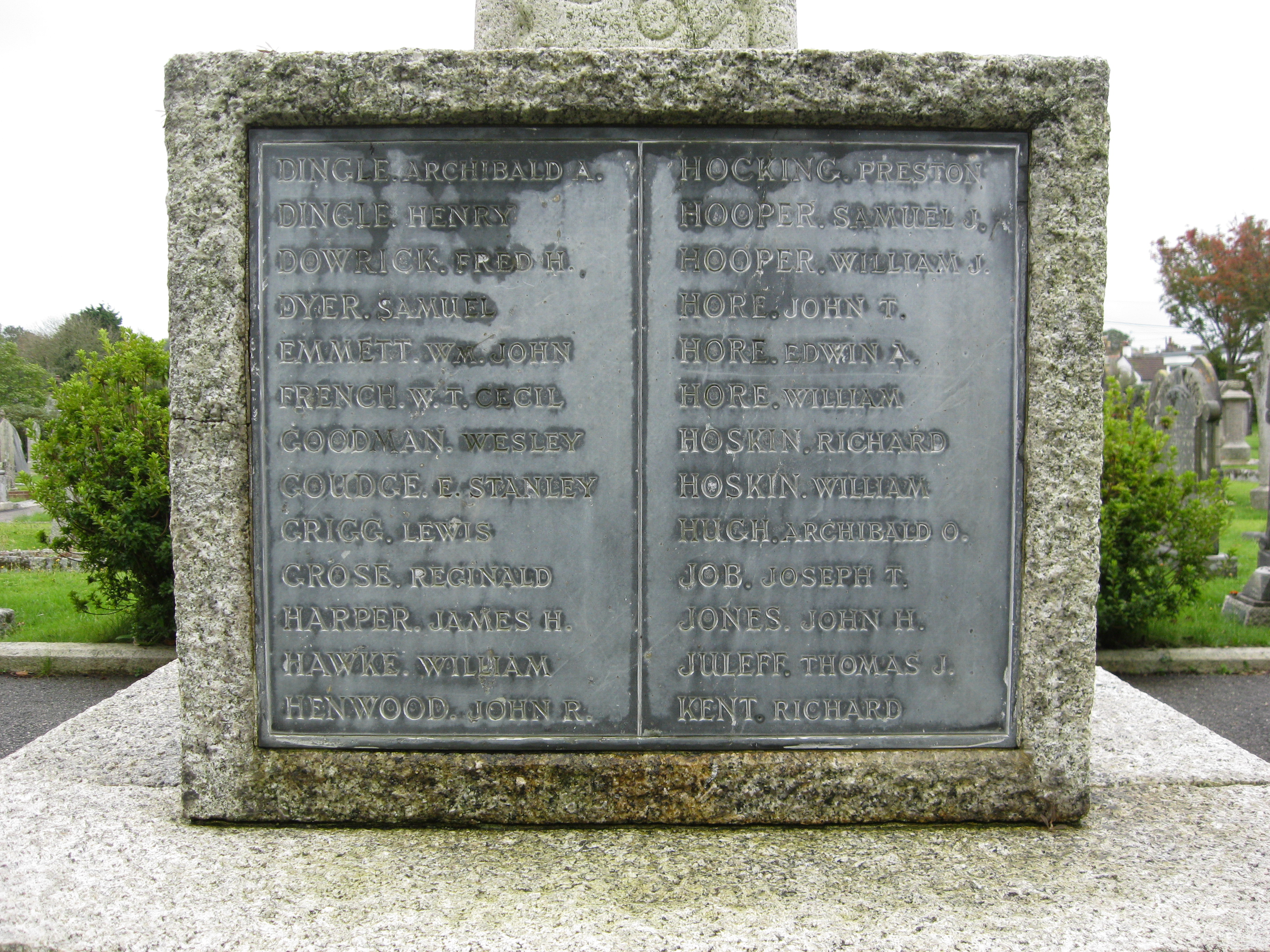 St Stephen Cross - War Memorials Online