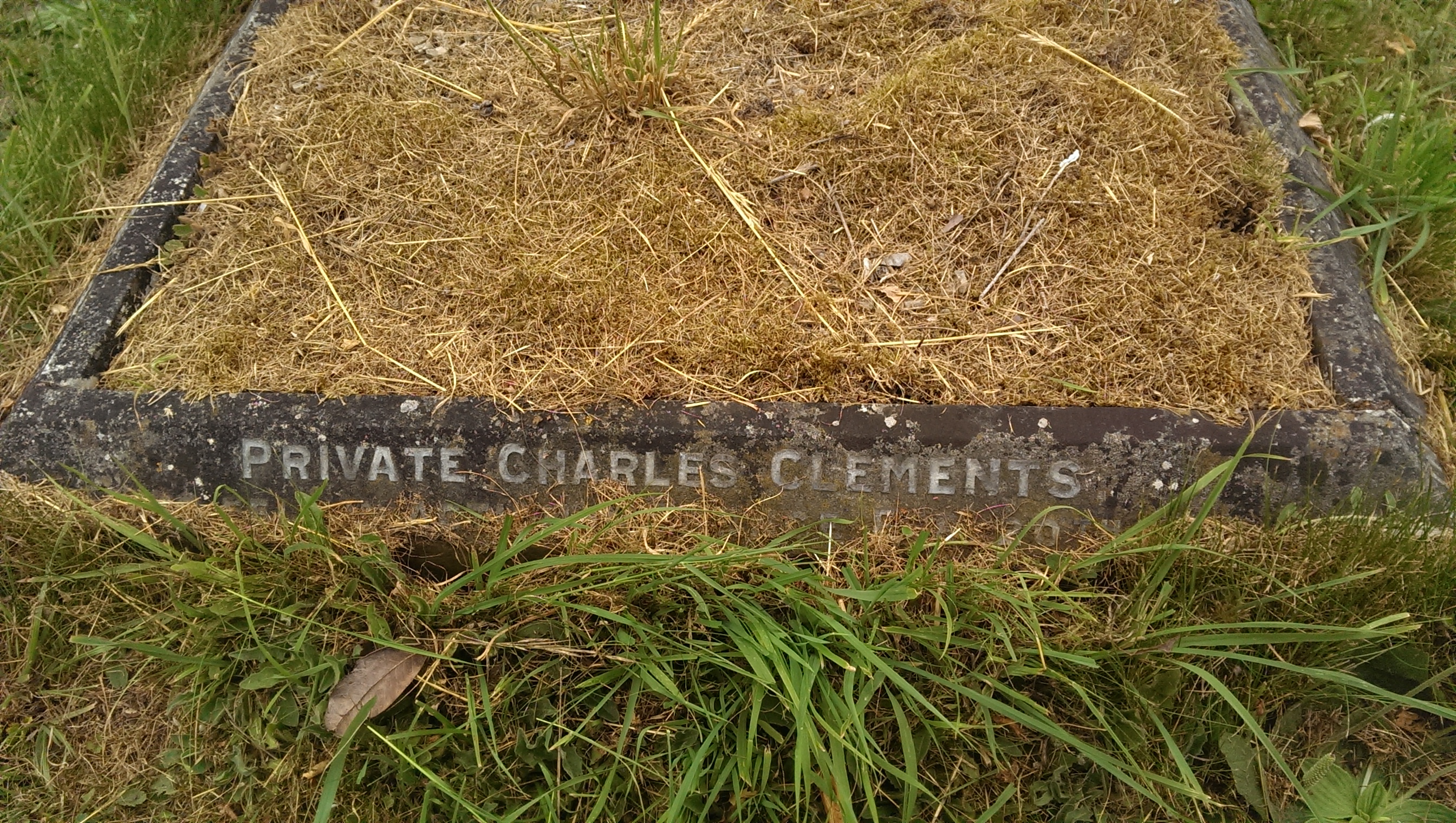 Charles Clements inscription