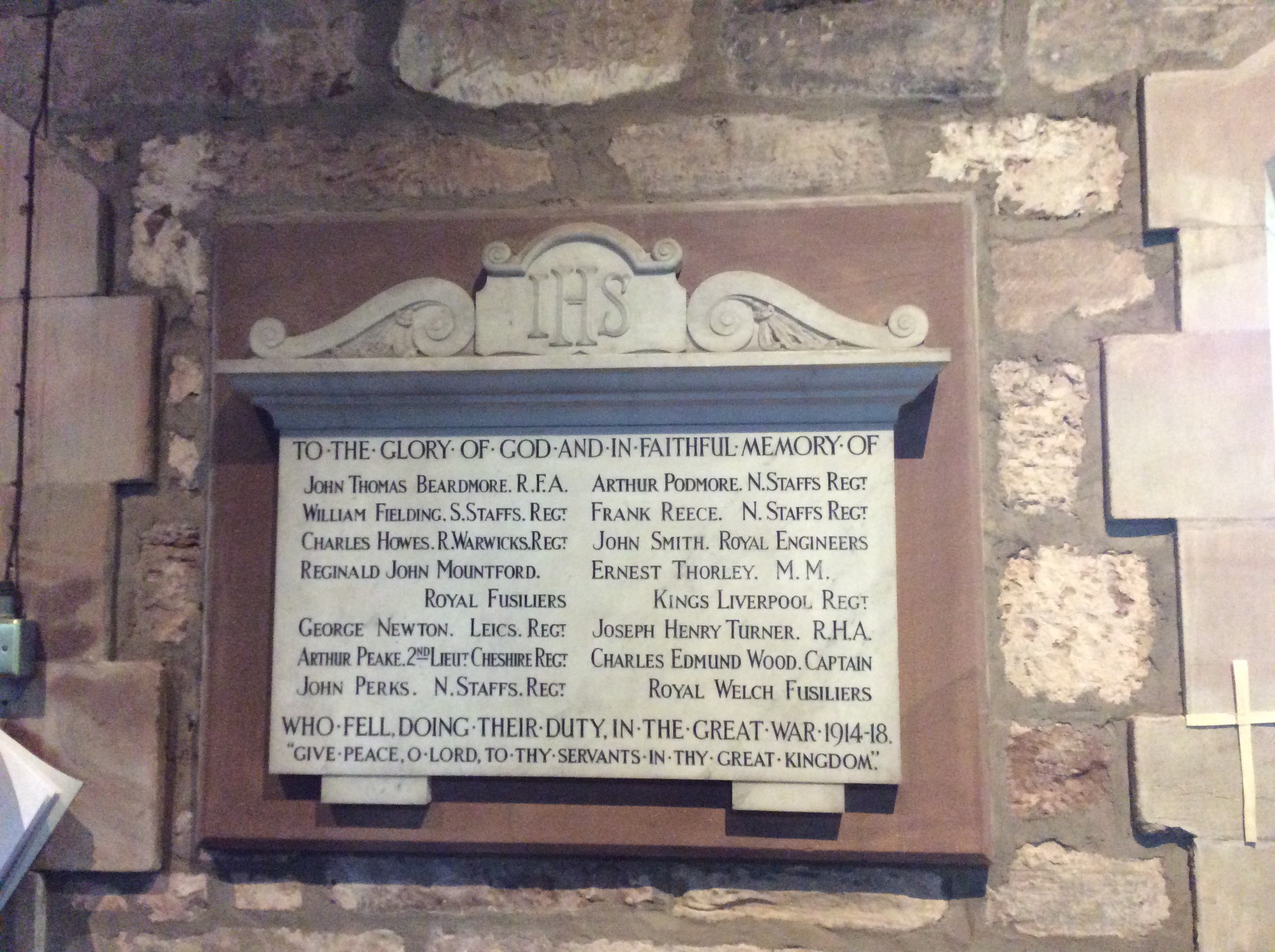 Memorial Tablet - War Memorials Online