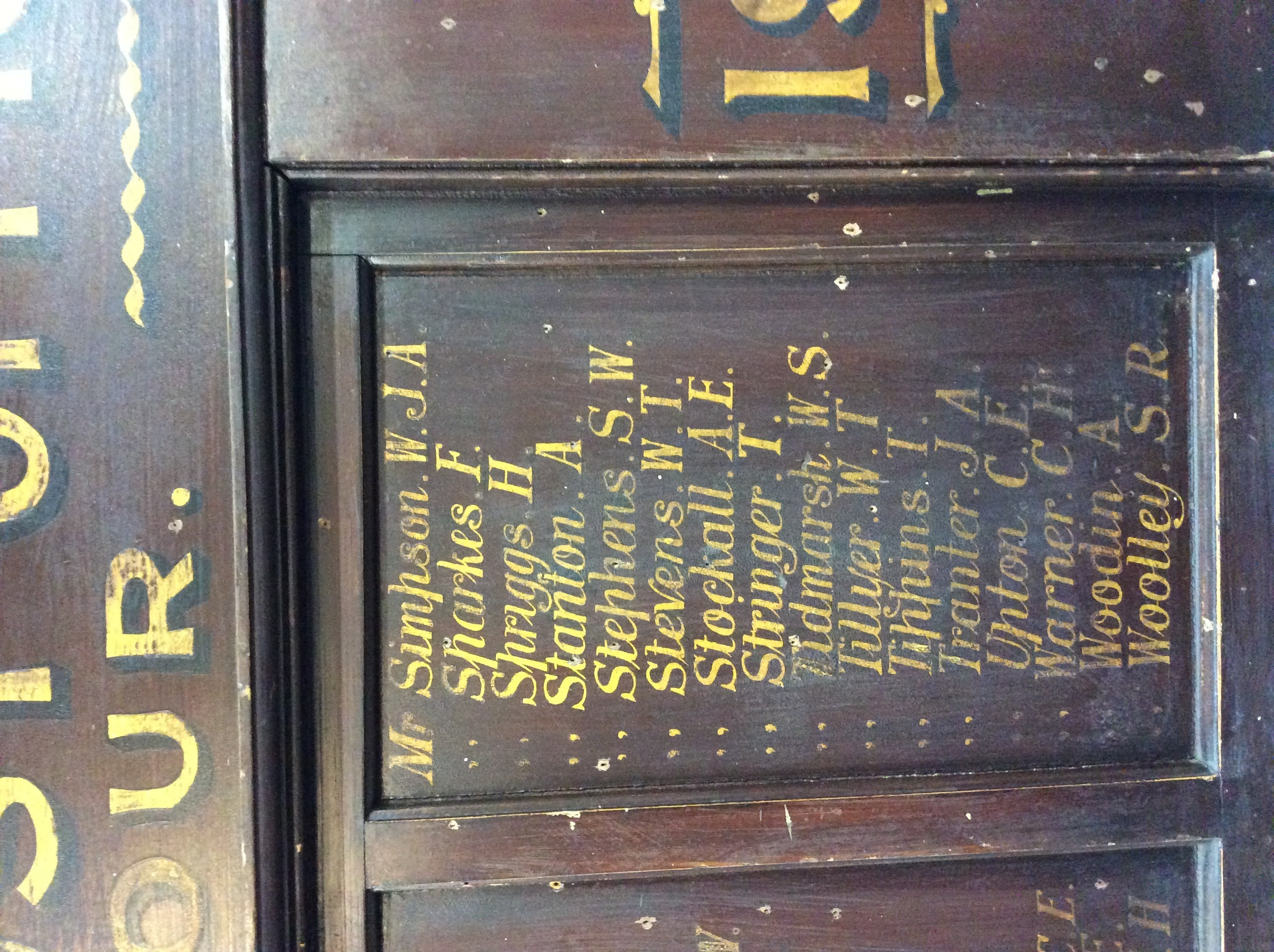 Aston Manor Post Office Roll of Honour (Served)