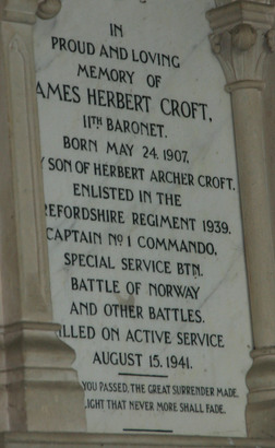 Captain Sir James Herbert Croft