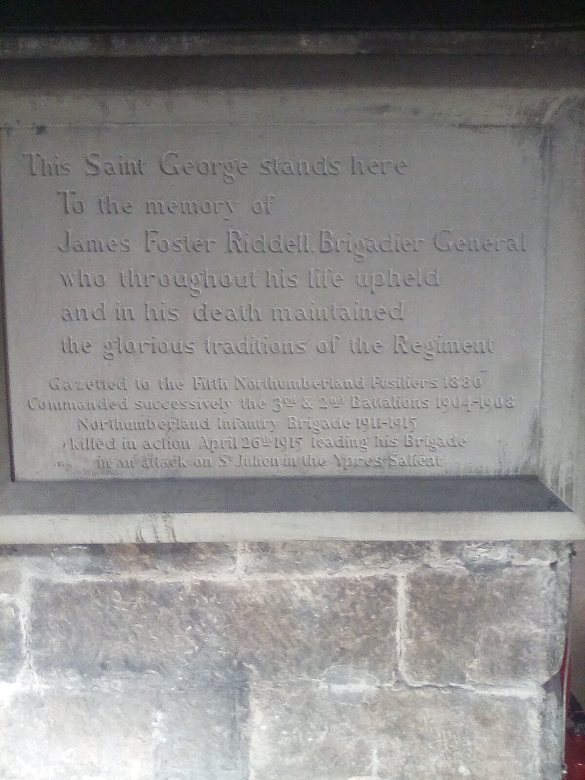 Brigadier General James Foster Riddell