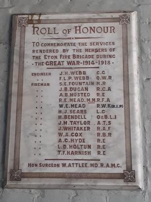 Eton Volunteer Fire brigade