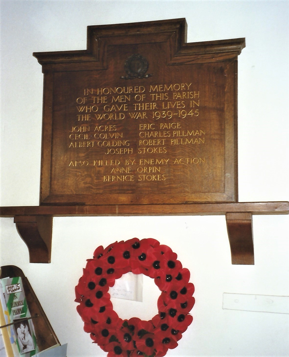 Flimwell Parishioners WW2