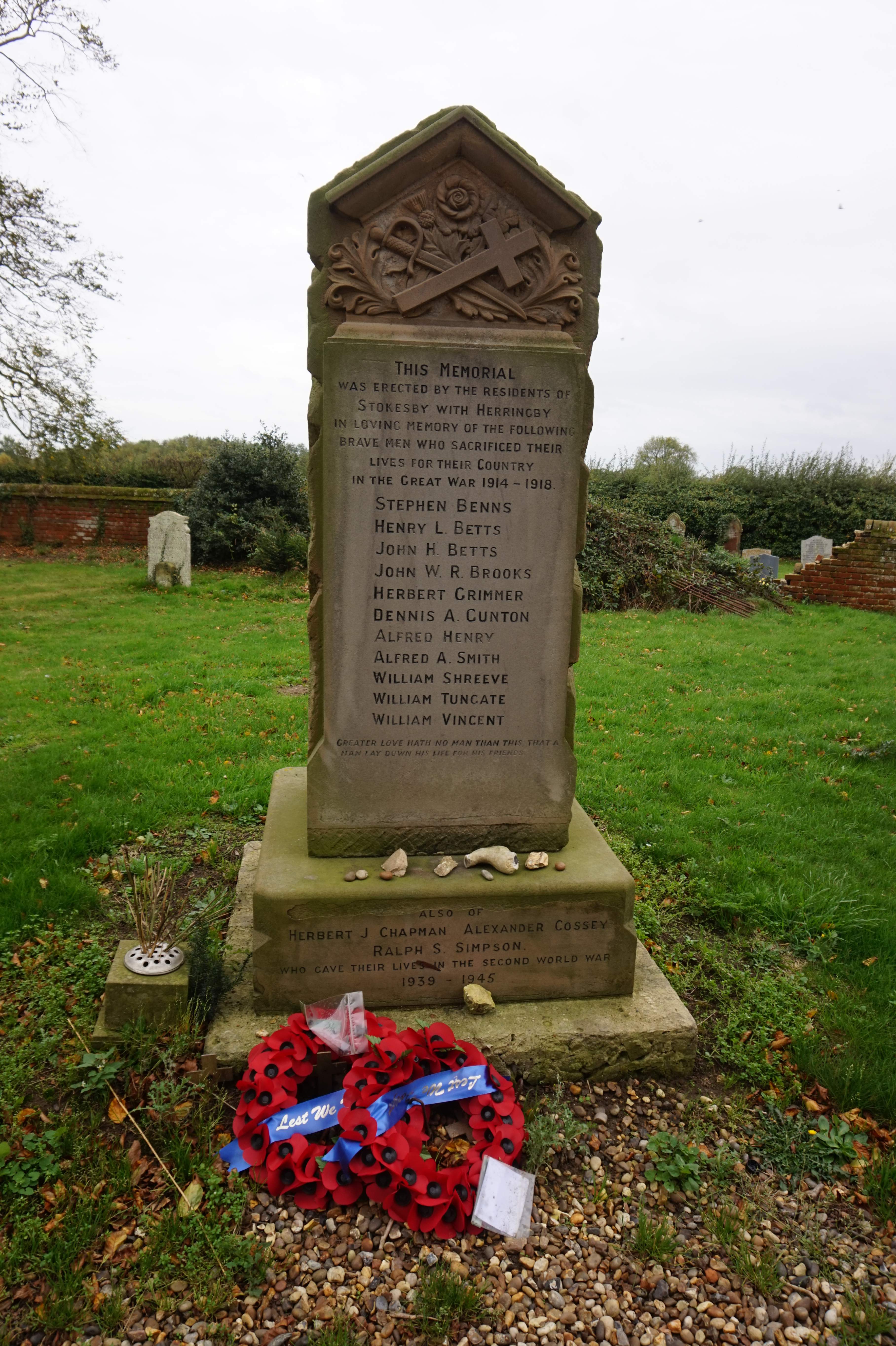 Stokesby with Herringby - War Memorials Online