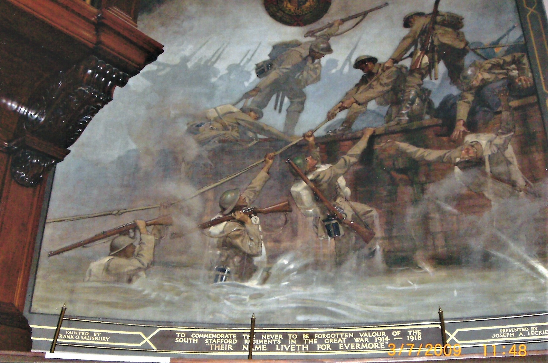 South Staffordshire Regiment WW1 Murals - War Memorials Online