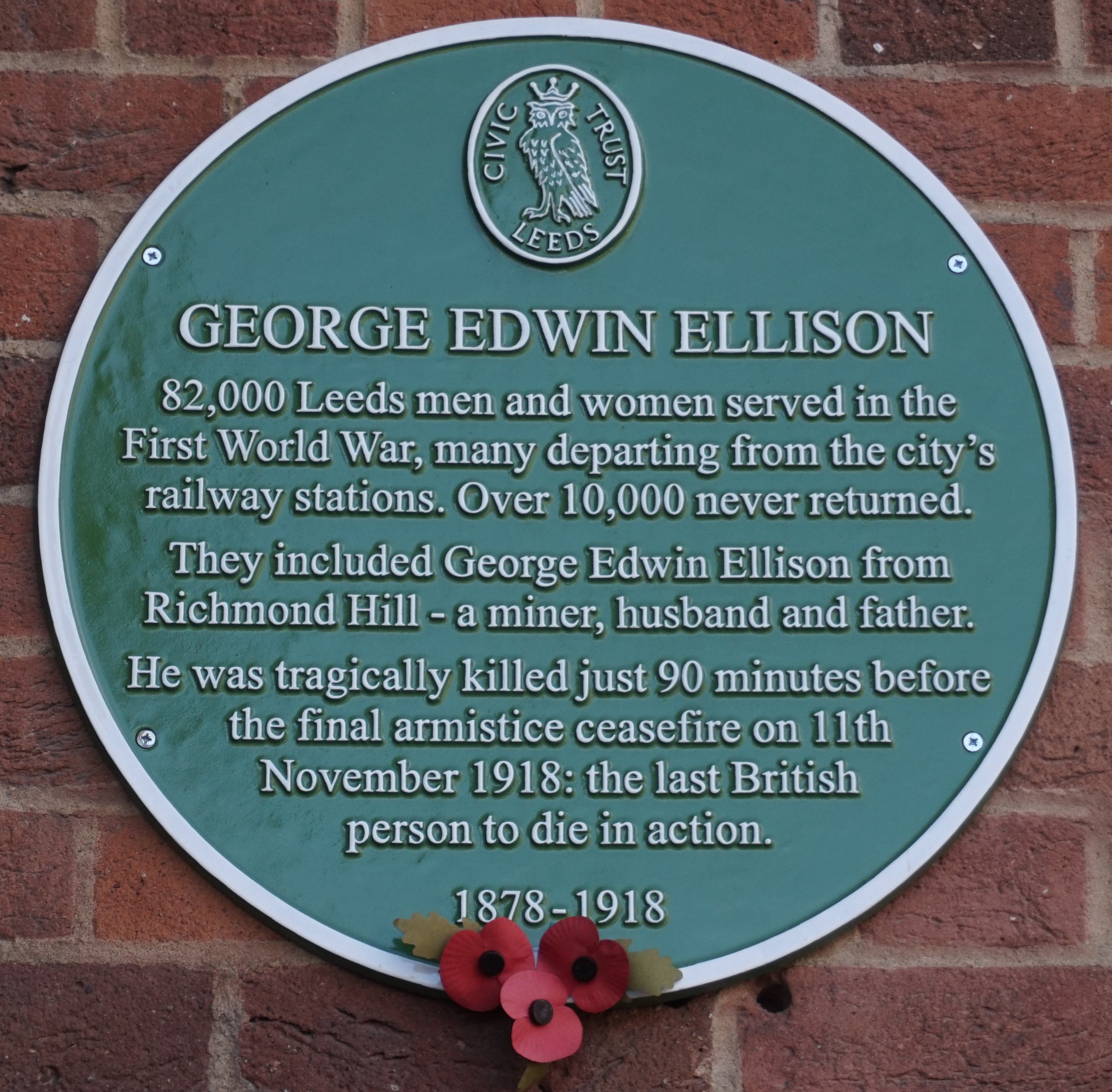 George Edwin Ellison - War Memorials Online