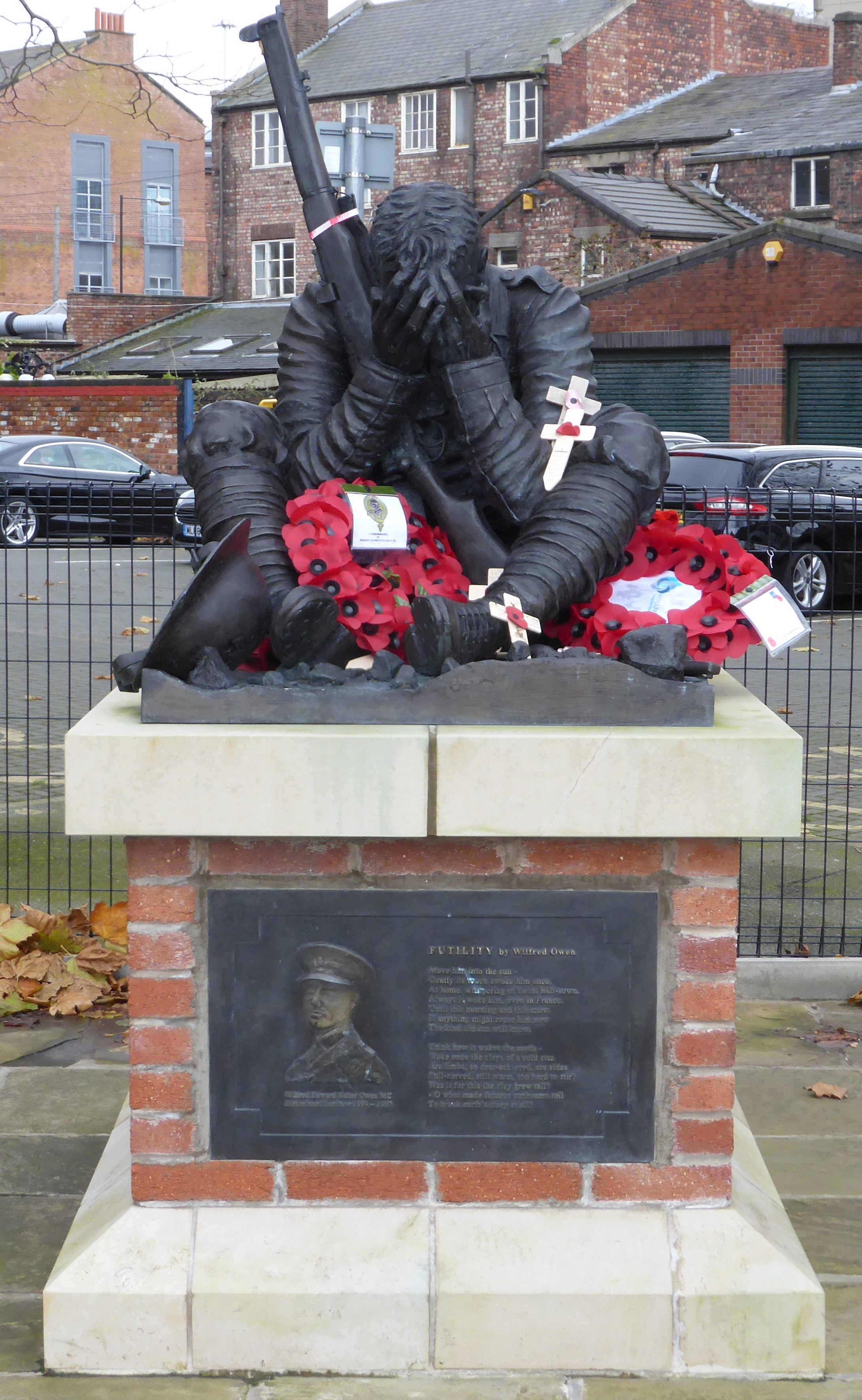 Old Boys of Birkenhead Institute (Futility Statue) - War Memorials Online
