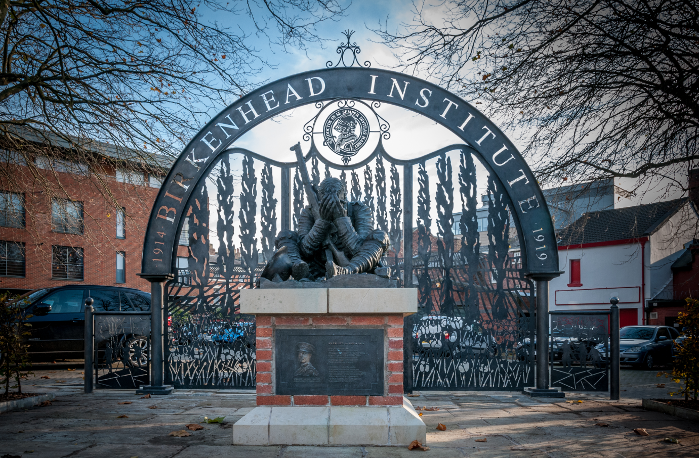 Old Boys of Birkenhead Institute (Futility Statue) - War Memorials Online