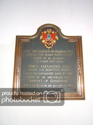 Captain Ian Archibald de Hoghton Lyle and Major Robin Alexander Lyle