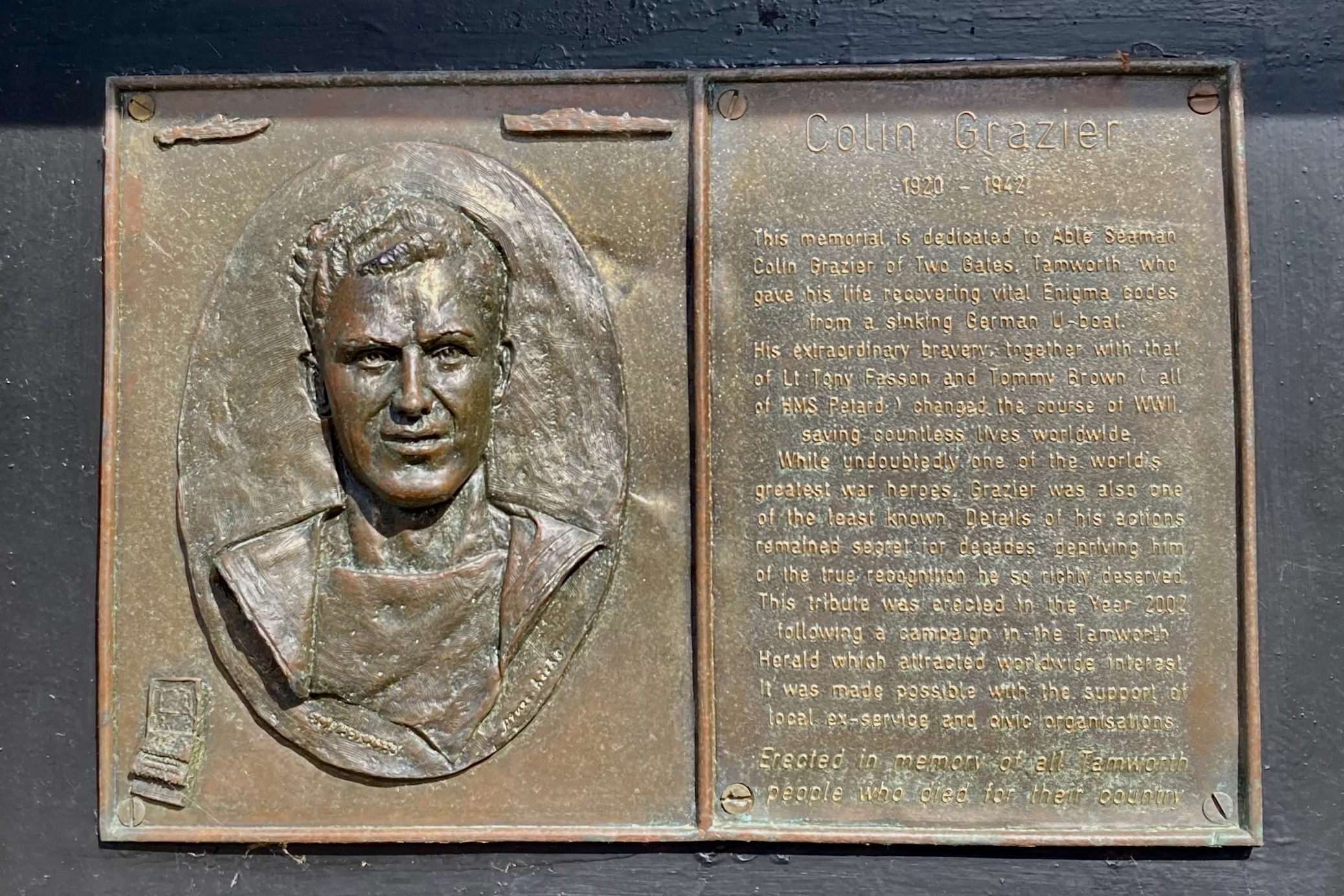 Colin Grazier Memorial - Tamworth