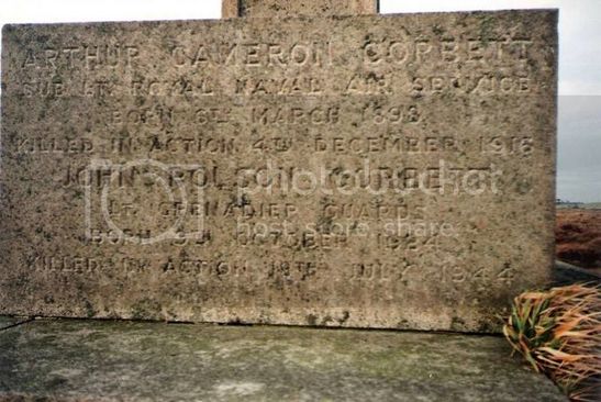 Sub Lieutenant Arthur Cameron Corbett (WWI) and Lieutenant John Polson ...