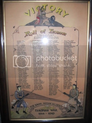 St Mungo's Church, South Leith, WW1 Roll of Honour