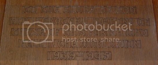 Calderbank Parish Church WW2