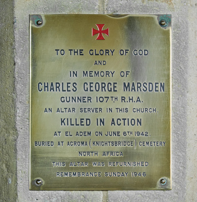 Gunner Charles George Marsden R.H.A.