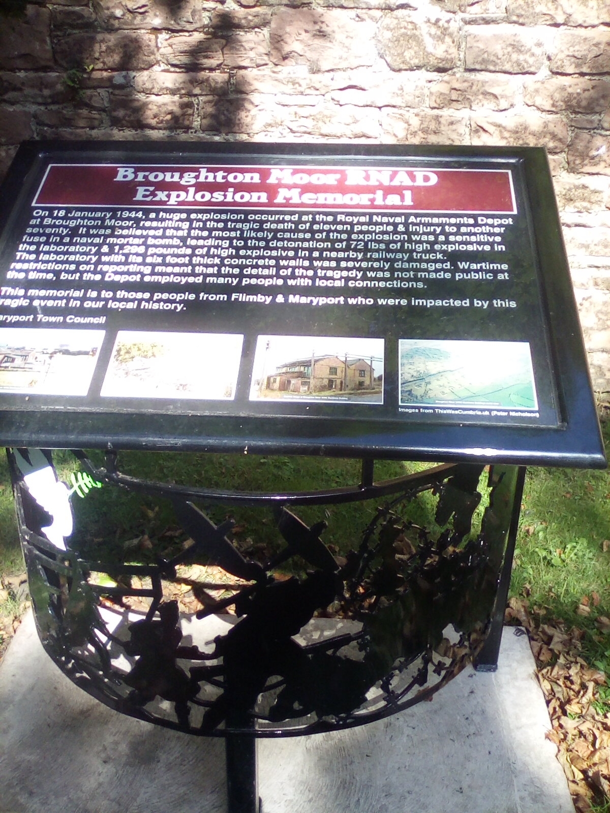 Broughton Moor RNAD (Royal Naval Armaments Depot) Explosion 18 January 1944