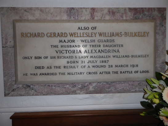 Major Richard Gerald Wellesley Williams-Bulkeley
