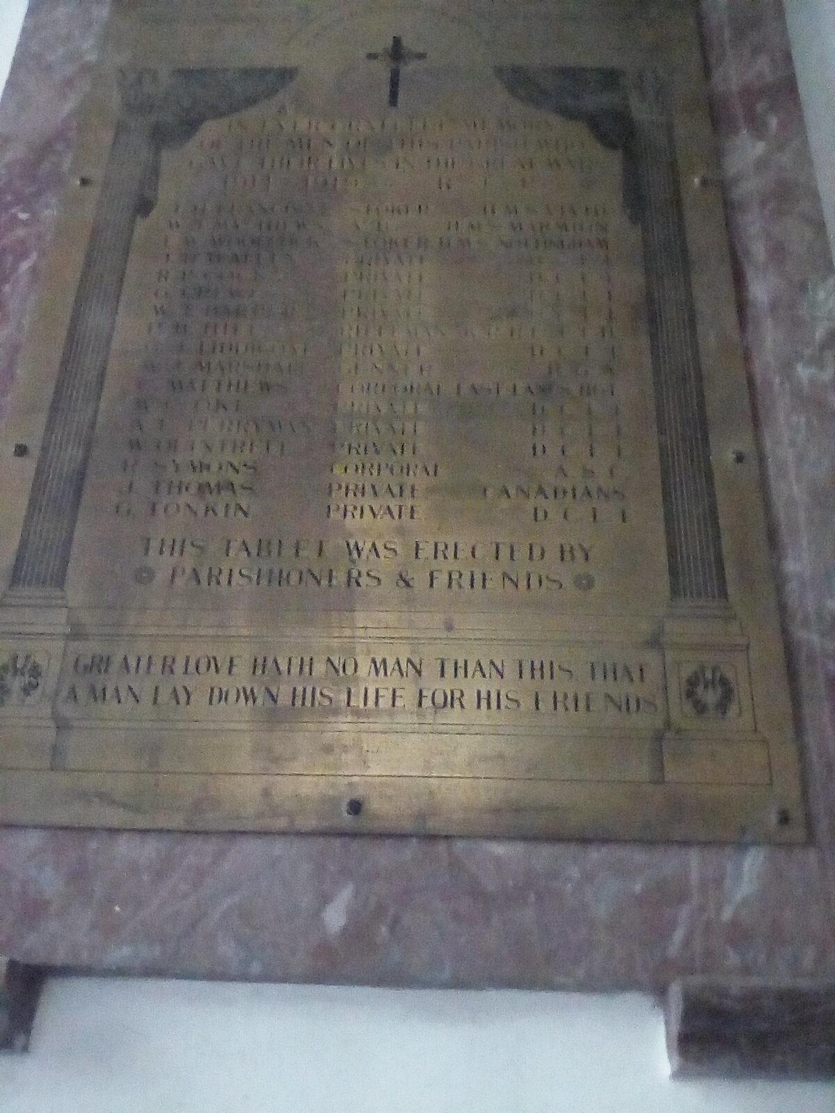Lanivet-Internal Memorial