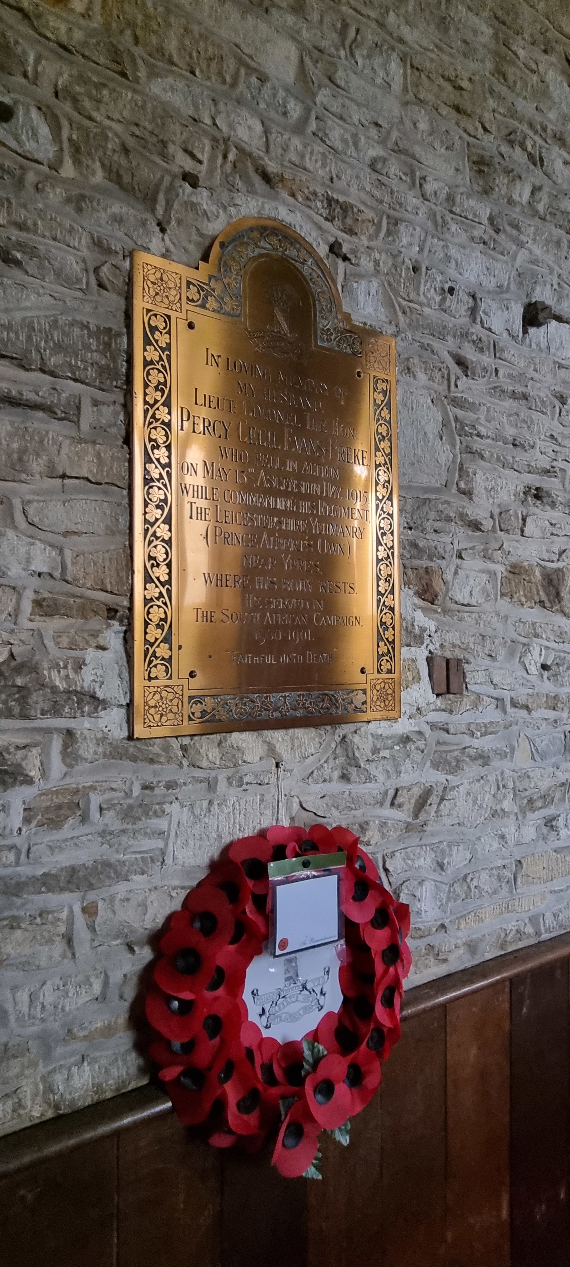 Lieut Colonel Percy Cecil Evans-Freke