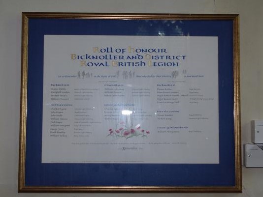 Bicknoller and District Royal British Legion