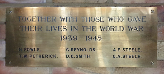 Basingstoke Methodist Church - Plaque (WWII)