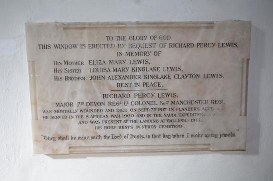 Lt Col Richard Percy Lewis