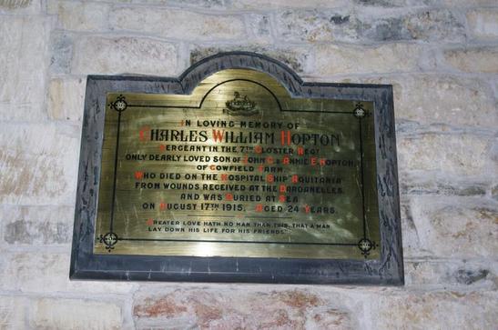 Sgt Charles William Hopton
