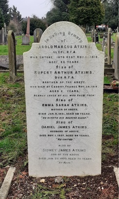 RUPERT ARTHUR ATKINS