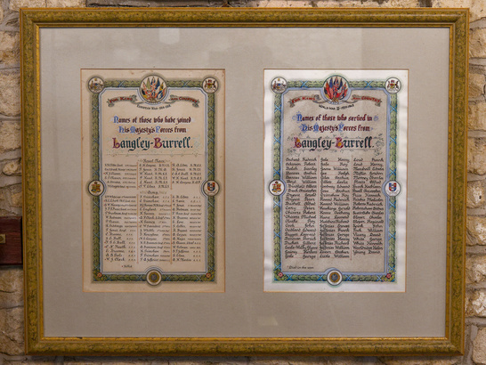 Langley Burrell Rolls of Honour