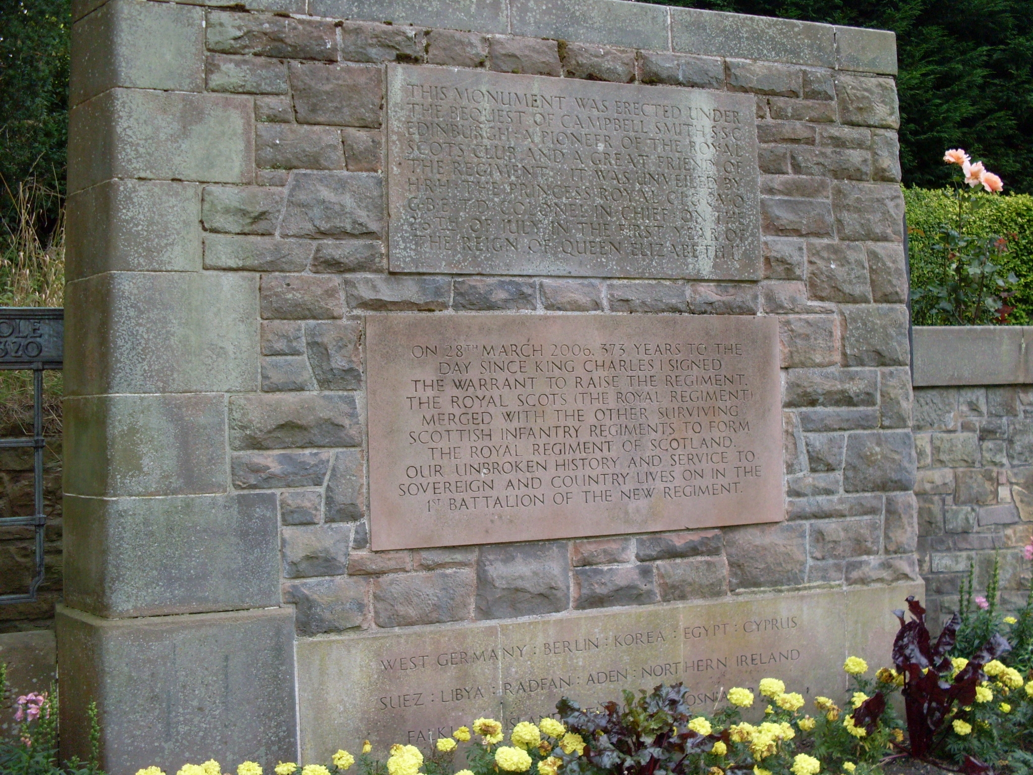 Royal Scots Monument