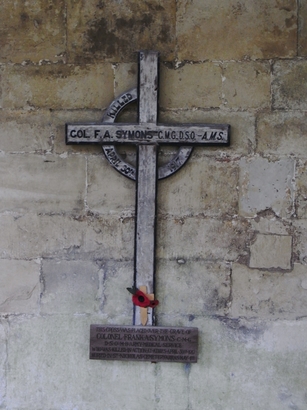 Colonel Frank Albert Symons, CMG, DSO, RAMC (Battlefield Cross)