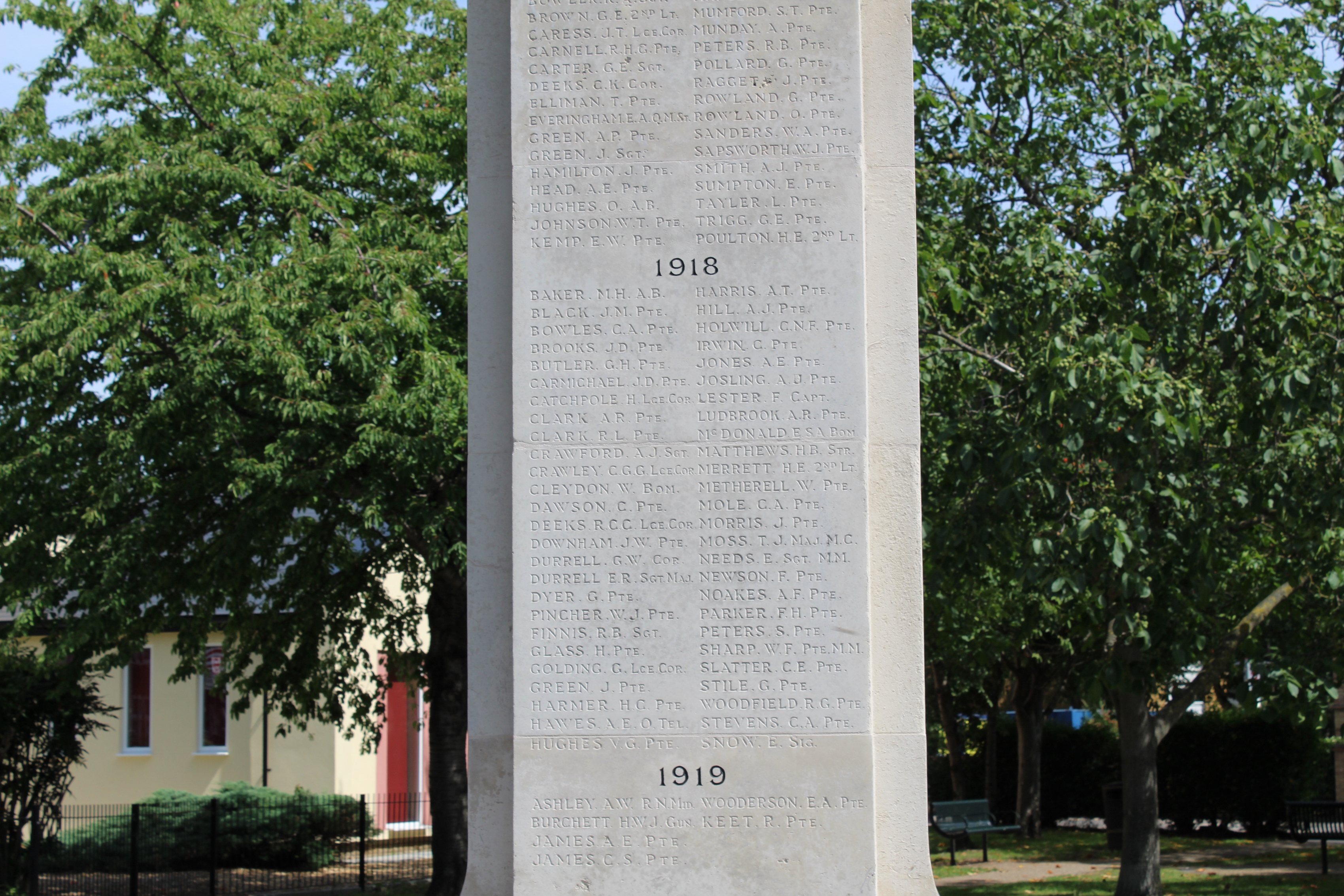 Teddington - War Memorials Online