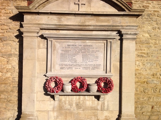 Cogenhoe Memorial Tablet.