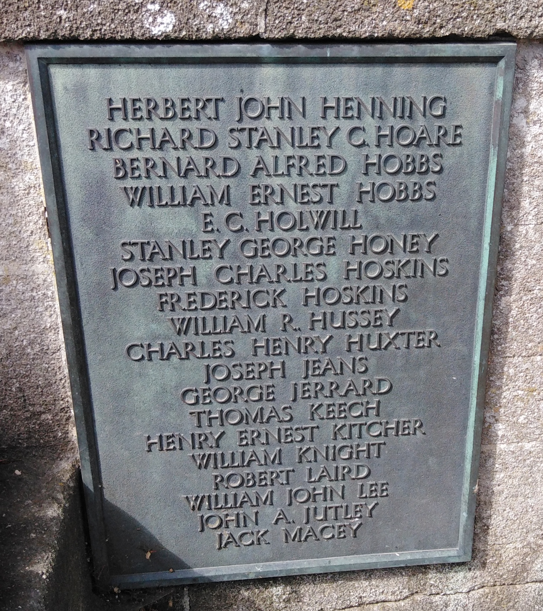 Sergeant Herbert John Henning (Battlefirld Cross)